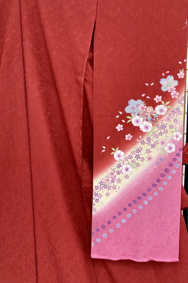 No.32-334427 赤 シンプル振袖｜成人式の振袖レンタル・購入なら京都きもの友禅